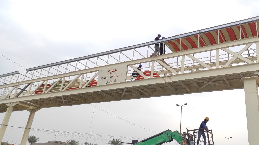 Pedestrian Bridge – Baghdad – Elite Steel Fab